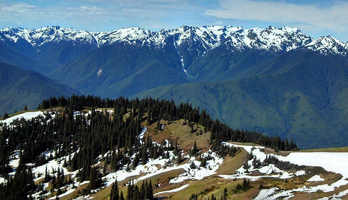 Hurricane Ridge Winter Timelapse Video
