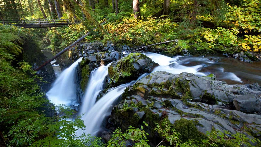 Sol Duc Falls in Olympic National Park's Sol Duc Valley
